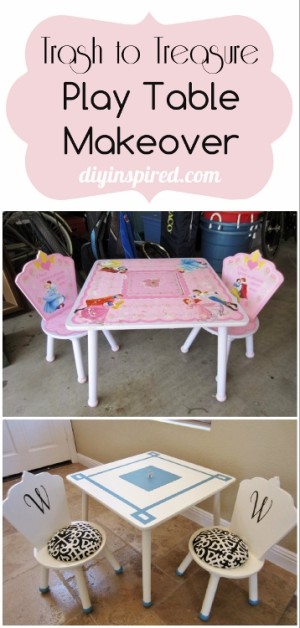 Upcycled Children’s Play Table - DIY Inspired
