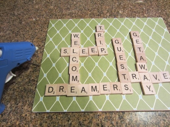 Scrabble Art 1 - DIY Inspired
