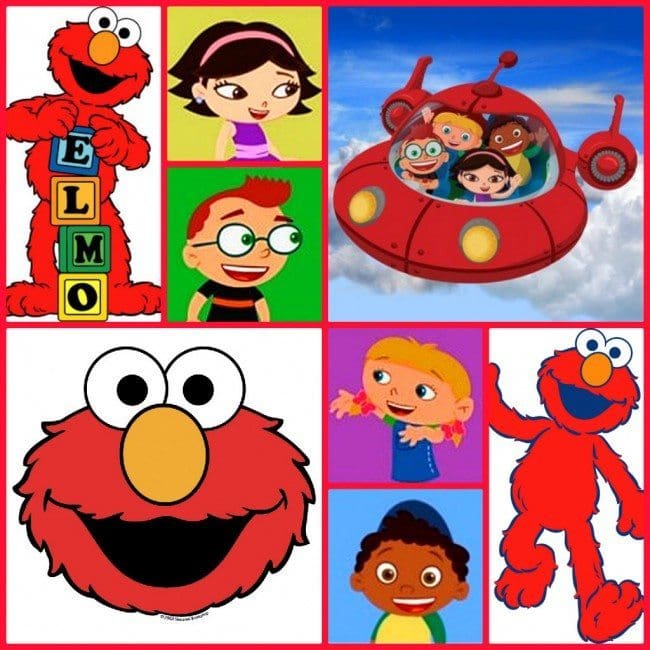 Elmo Meets Einsteins Collage - DIY Inspired