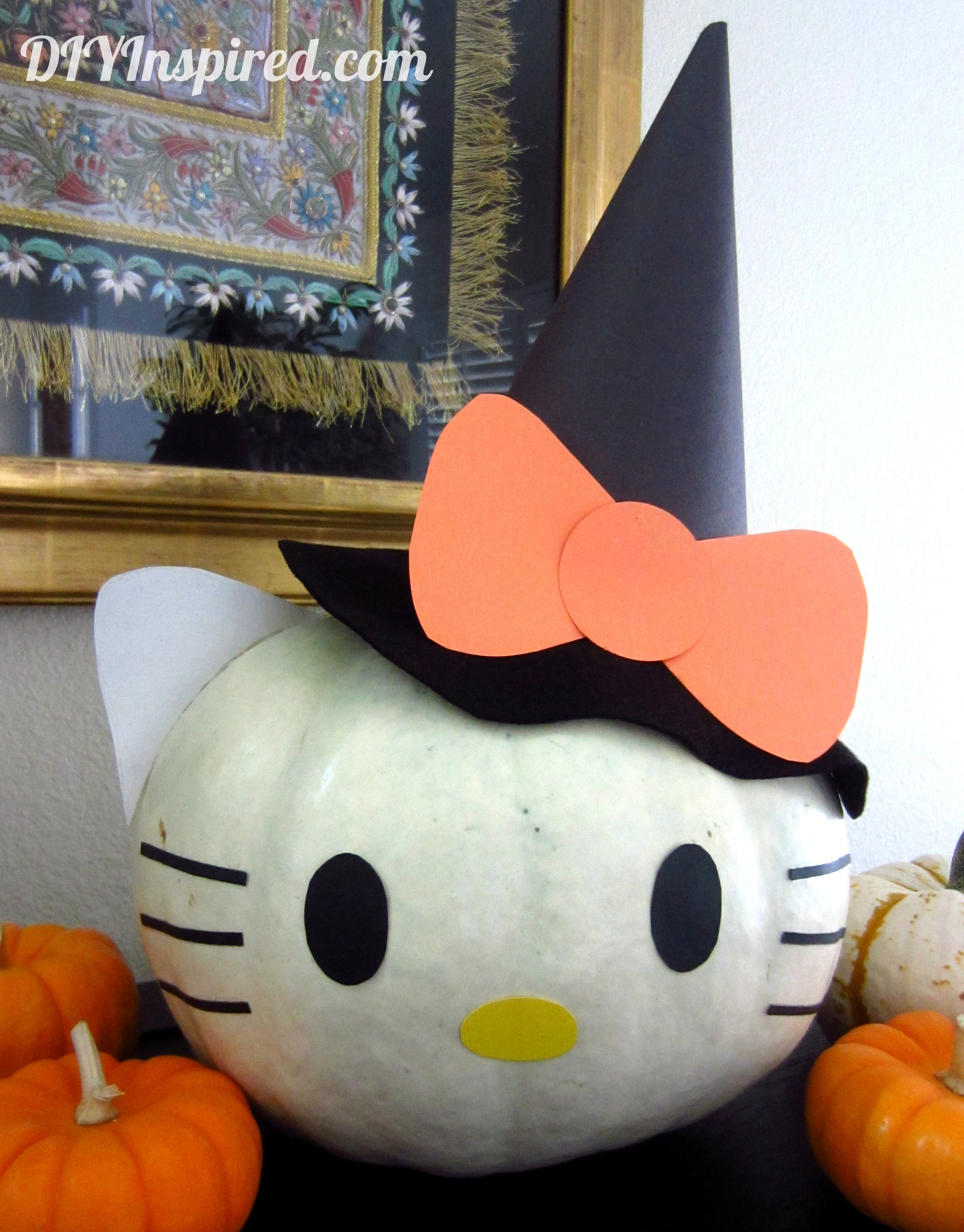 Hello Kitty Pumpkin DIY Inspired