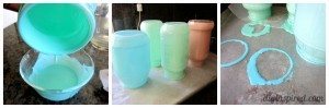 DIY Colored Glass Tutorial - DIY Inspired