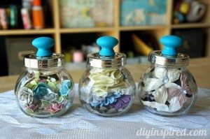 DIY Craft Storage Jars 15 Minute Craft - DIY Inspired