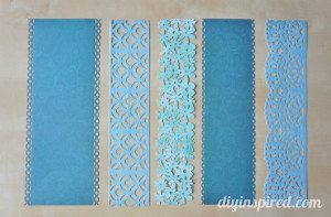 Border Punch Gift Wrapping Embellishments - DIY Inspired