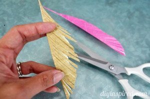 Tips on How to Make Paper Feathers - DIY Inspired