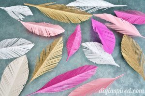 Tips on How to Make Paper Feathers - DIY Inspired