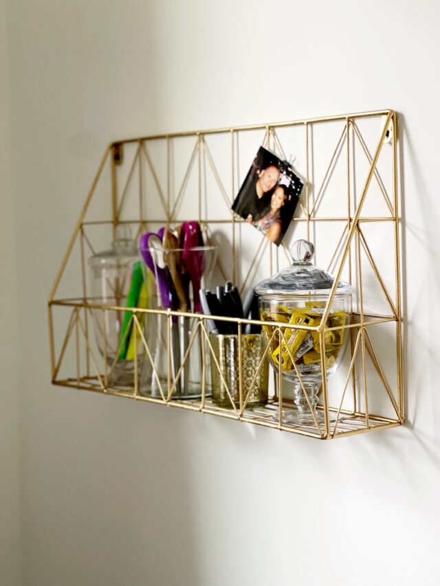 Thrift Store Magazine Rack Upcycle - DIY Inspired