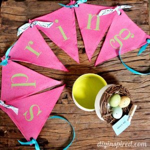 DIY Spring Bunting and Gift Box Set - DIY Inspired