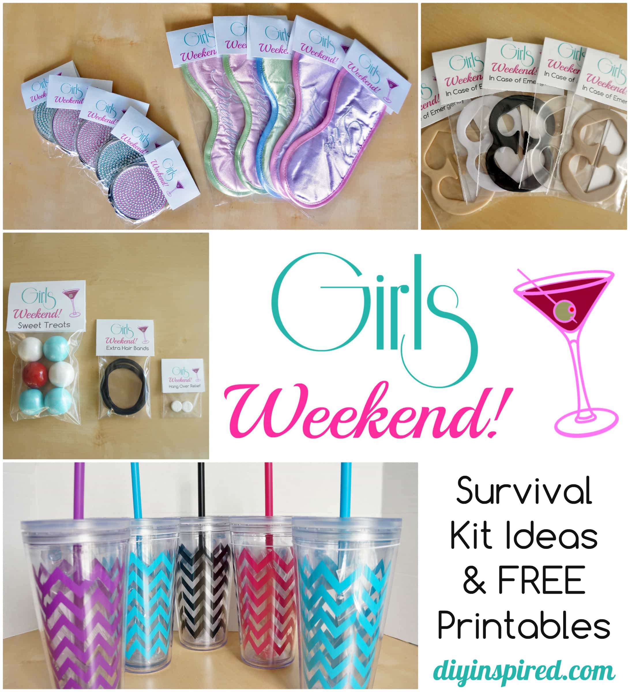 DIY Bachelorette Party Favor Ideas FREE Printable DIY Inspired
