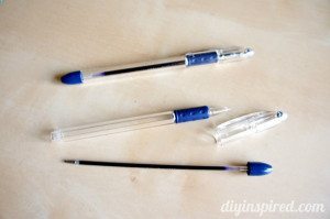 Easy DIY Personalized Pens Gift Idea - DIY Inspired