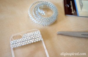 Repurposed Brooch DIY Cell Phone Case - DIY Inspired