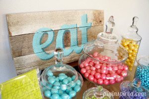 Tea Party Themed Candy Station - DIY Inspired