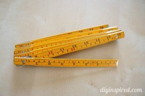 Upcycled Ruler Patriotic Wreath DIY - DIY Inspired