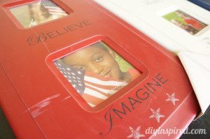 Easy Store Bought Frame Metallic Makeover - DIY Inspired