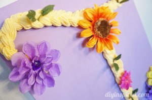 Rapunzel Braided Hair Monogram - DIY Inspired