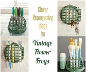 Repurposed Flower Frog Ideas - DIY Inspired