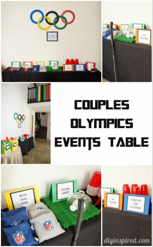 Couples Olympics Party - DIY Inspired