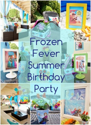 Frozen Fever Birthday Party for the Summer - DIY Inspired