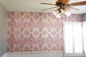 How to Hang Wallpaper with a Pattern - DIY Inspired