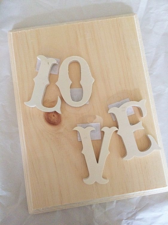 DIY Wooden LOVE Sign - DIY Inspired