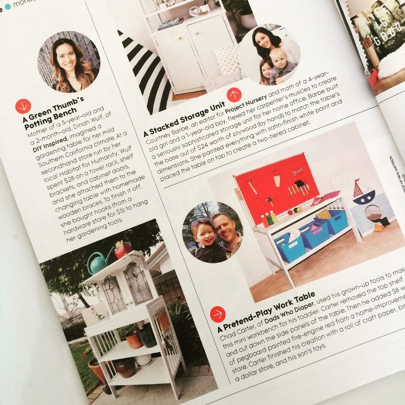 DIY Inspired feature in Parents Magazine May 2016 Issue - DIY Inspired