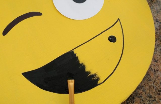 How to Make Cardboard Emoji Faces - DIY Inspired