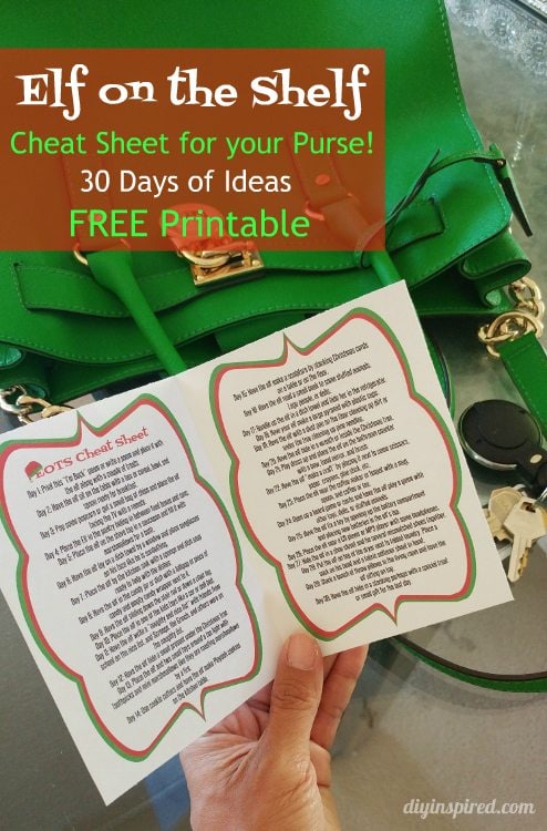elf-on-the-shelf-ideas-cheat-sheet-with-printable-diy-inspired - DIY ...