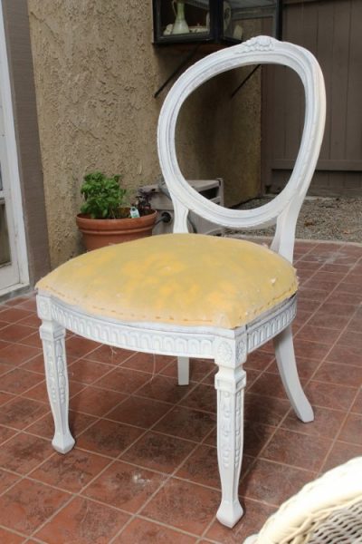 DIY French Rounded Back Chairs Makeover - DIY Inspired