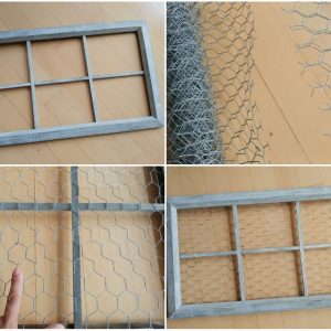 Chicken Wire Frame DIY - DIY Inspired