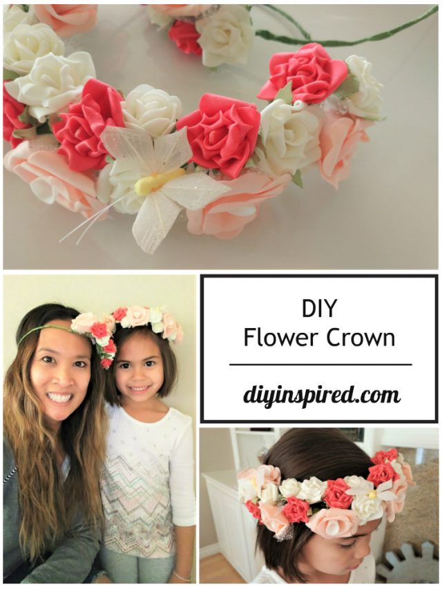DIY Flower Crown Headband - DIY Inspired