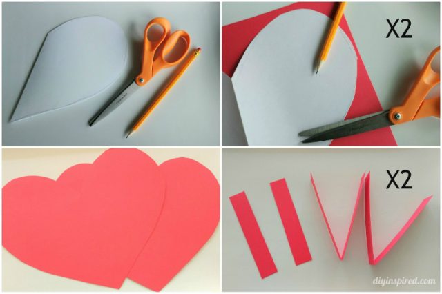 Diy Valentine Heart Box With Paper Flowers Diy Inspired