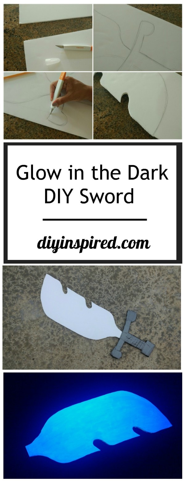 Glow in the Dark DIY Sword - DIY Inspired