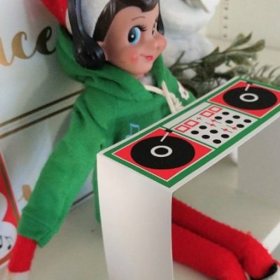 Elf DJ Booth and Poem - DIY Inspired