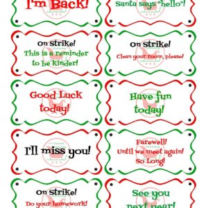 Printable Elf Signs - DIY Inspired