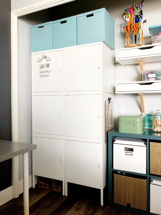 Craft Closet Makeover - DIY Inspired