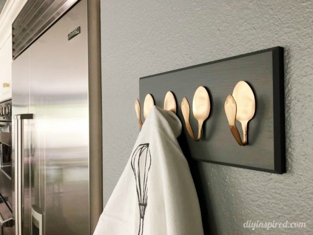 DIY Repurposed Spoon Hooks - DIY Inspired