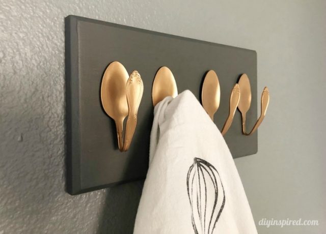 DIY Repurposed Spoon Hooks - DIY Inspired