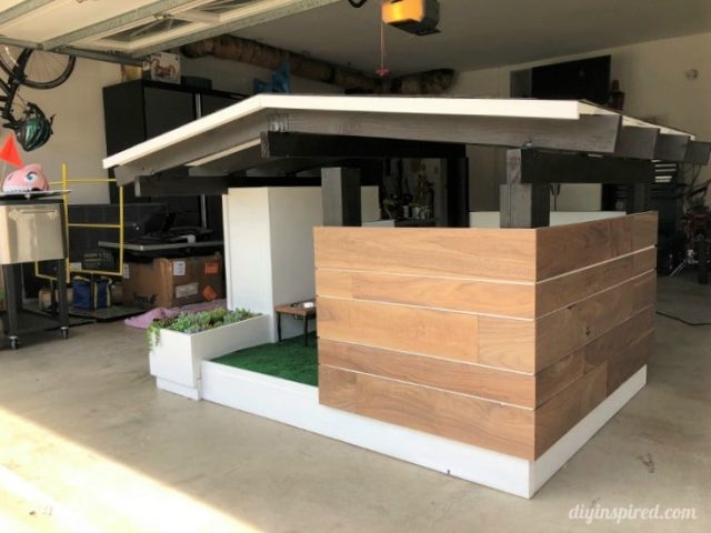 Mid Century Modern DIY Dog House Build - DIY Inspired