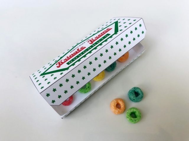 Elf Doughnut Box Printable - DIY Inspired
