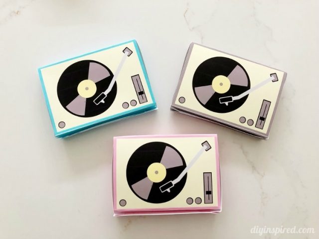 Paper Record Player Printable - DIY Inspired
