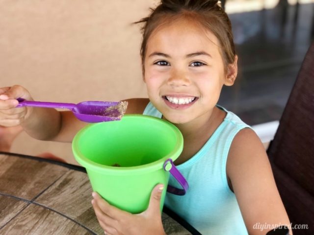 Two Ingredient Edible Sand - DIY Inspired