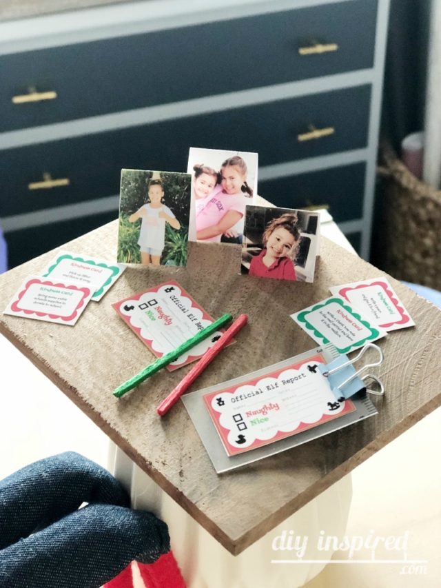 Mini Elf Reports and Kindness Cards - DIY Inspired