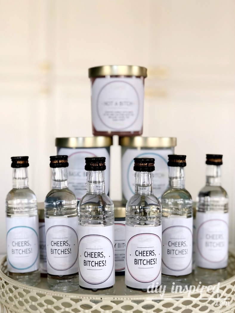 DIY Girls Weekend Liquor Bottle Labels DIY Inspired