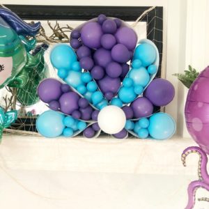 Giant Seashell Balloon Art for Party - DIY Inspired