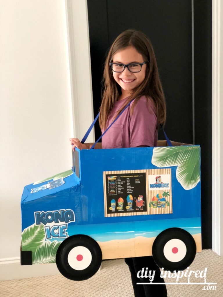 Kona Ice Truck Halloween Costume - DIY Inspired