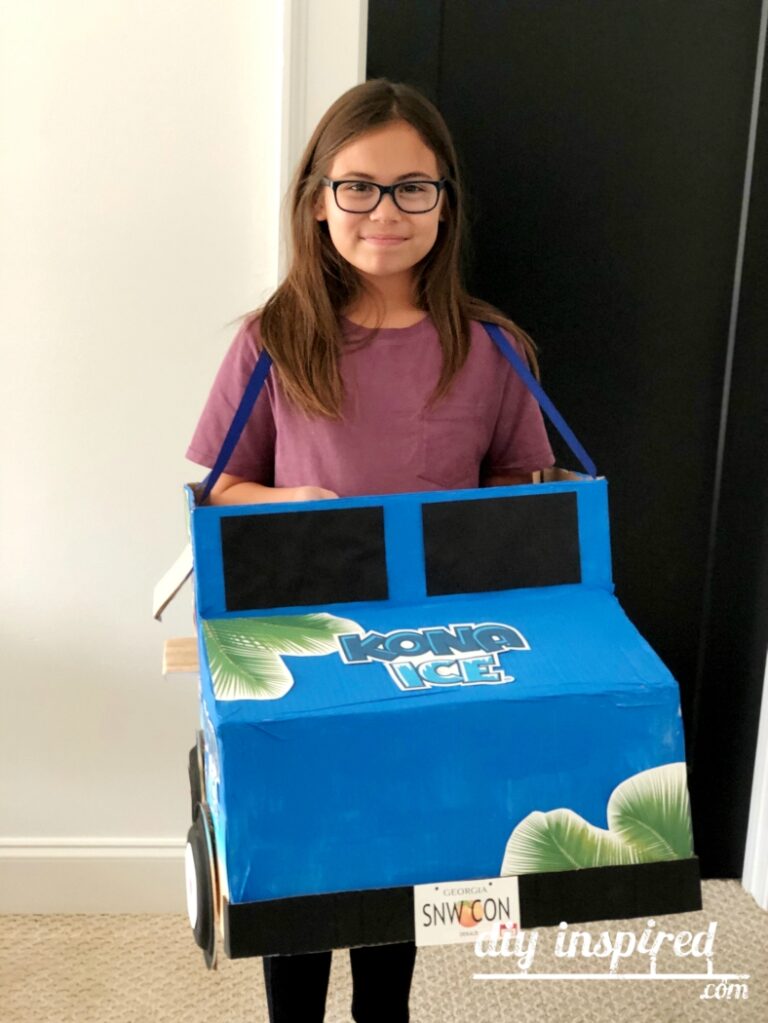 Kona Ice Truck Halloween Costume - DIY Inspired