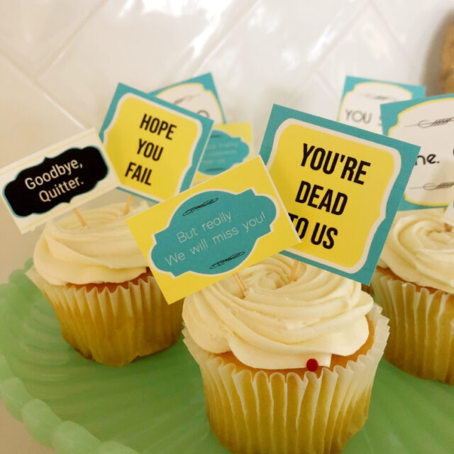 Sarcastic Going Away Party Idea - DIY Inspired