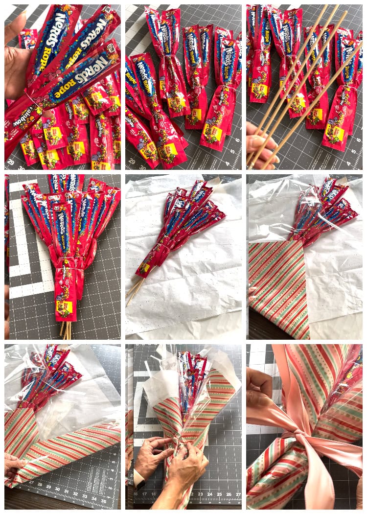 DIY Candy Bouquet - DIY Inspired